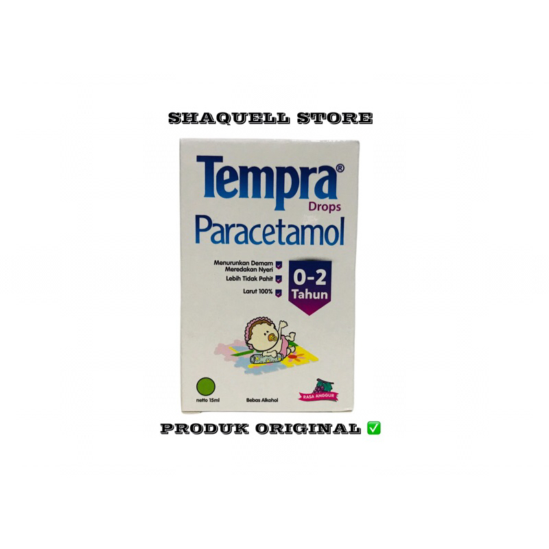 Jual Tempra Drops Paracetamol 15 ml | Shopee Indonesia