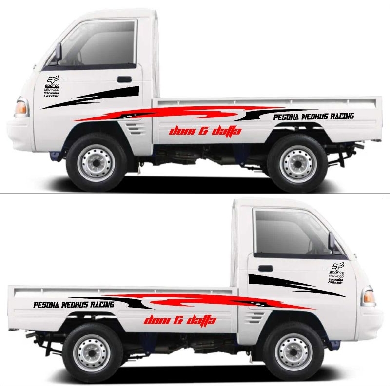 Jual 0241 cutting sticker pick up t120ss desian custom nama suka suka ...