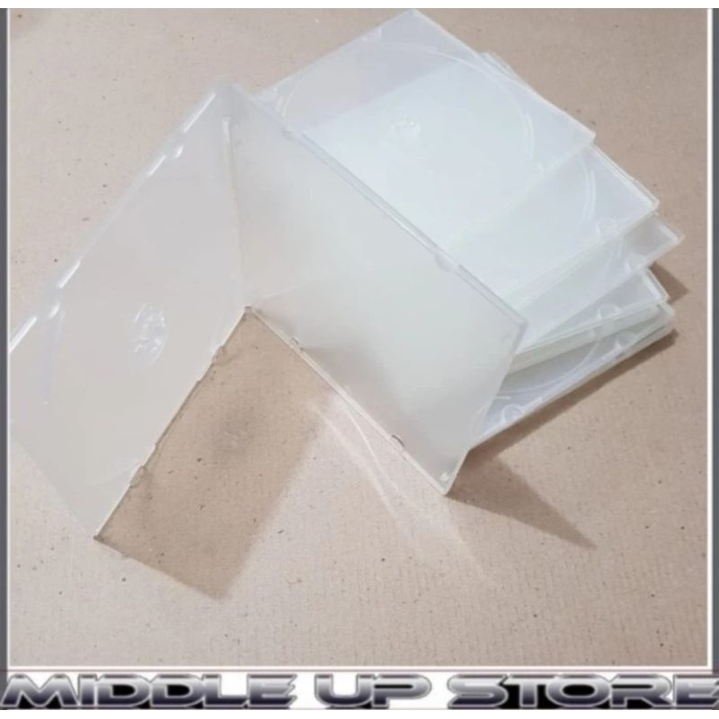 Jual Box cd casing cd bahan pvc bening eceran / tempat vcd-dvd kosong ...
