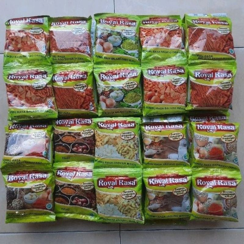 Jual Royal Rasa Bumbu Tabur Balado Orange Pedas Manis Cabe Super pedas ...