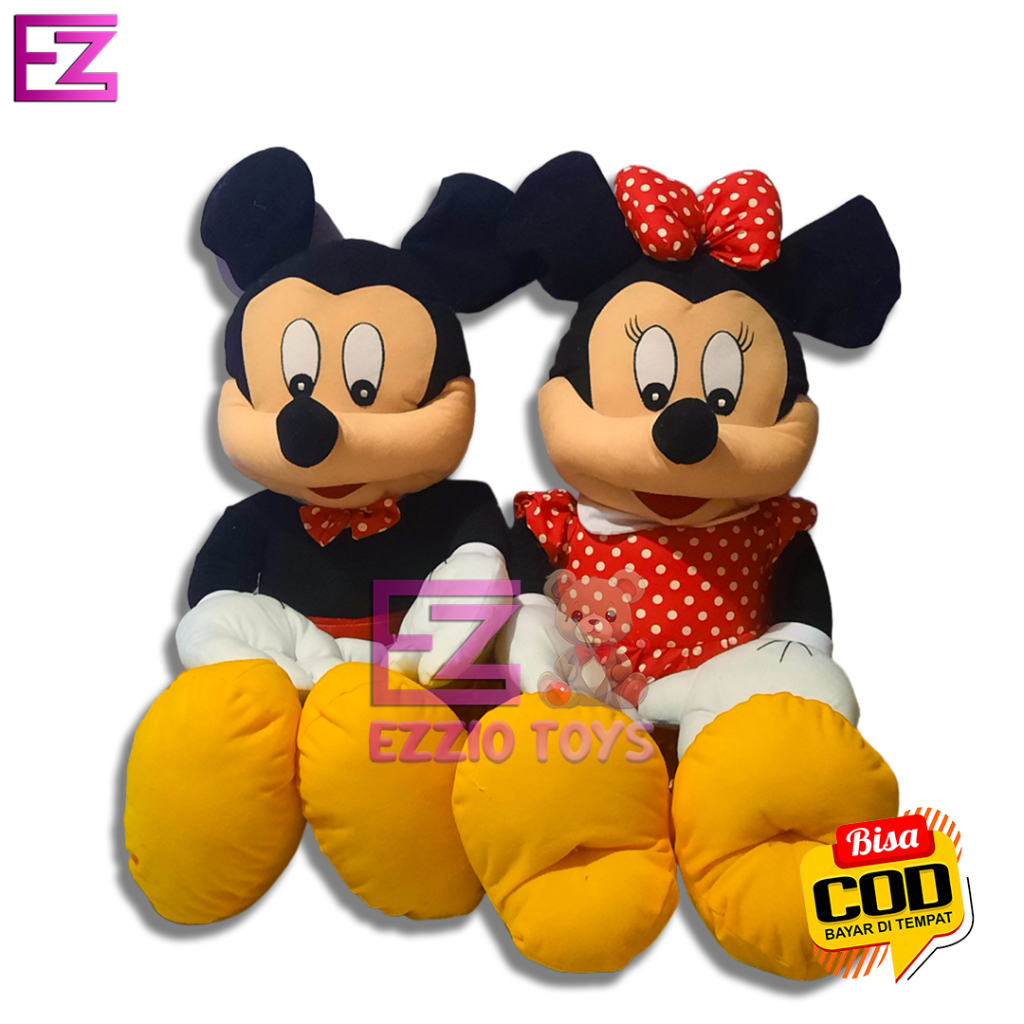 Jual Boneka Mickey Mouse Ukuran Besar Termurah Bahan Plush SNI | Boneka ...