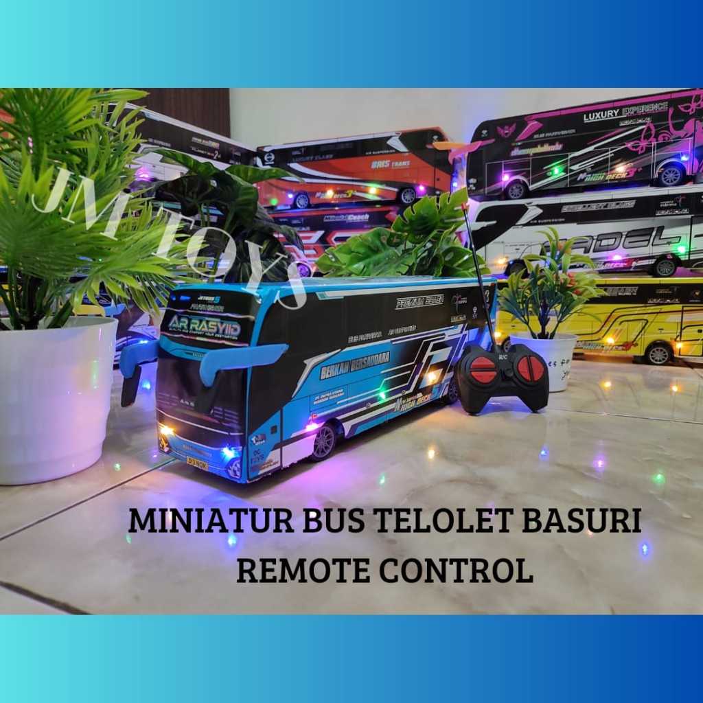 Jual MINIATUR BUS TELOLET BASURI JB5 AR-RASYID REMOT CONTROL | Shopee ...
