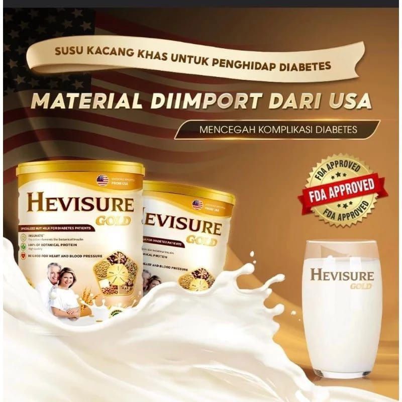 Jual Paket 8 Box Hevisure Gold Susu Untuk Diabetes dan Kencing Manis ...
