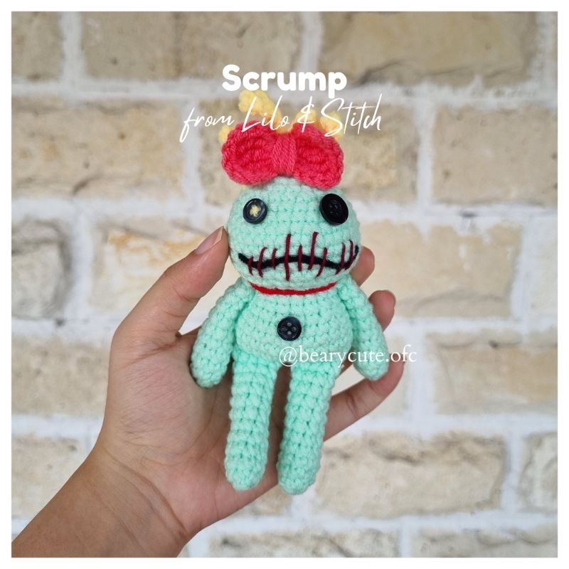 Jual Boneka Rajut Amigurumi Disney Lilo and Stitch | Scrump | Shopee ...