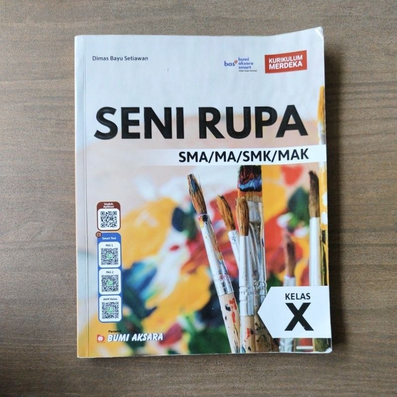 Jual Buku Seni Rupa SMA/MA/SMK/ MAK Kelas. 10/ X Bumi Aksara - Bekas ...