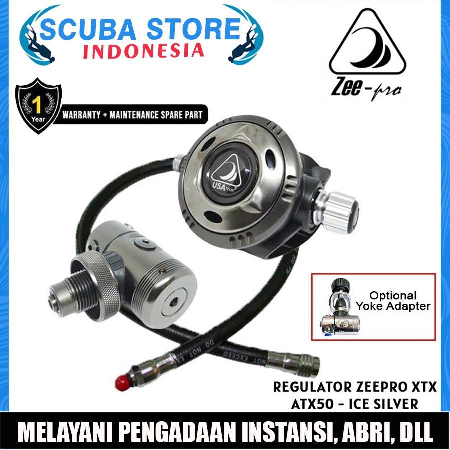 Jual Regulator Set Zeepro 1st Stage ATX50 Diaphragm Swivel Turret Din ...