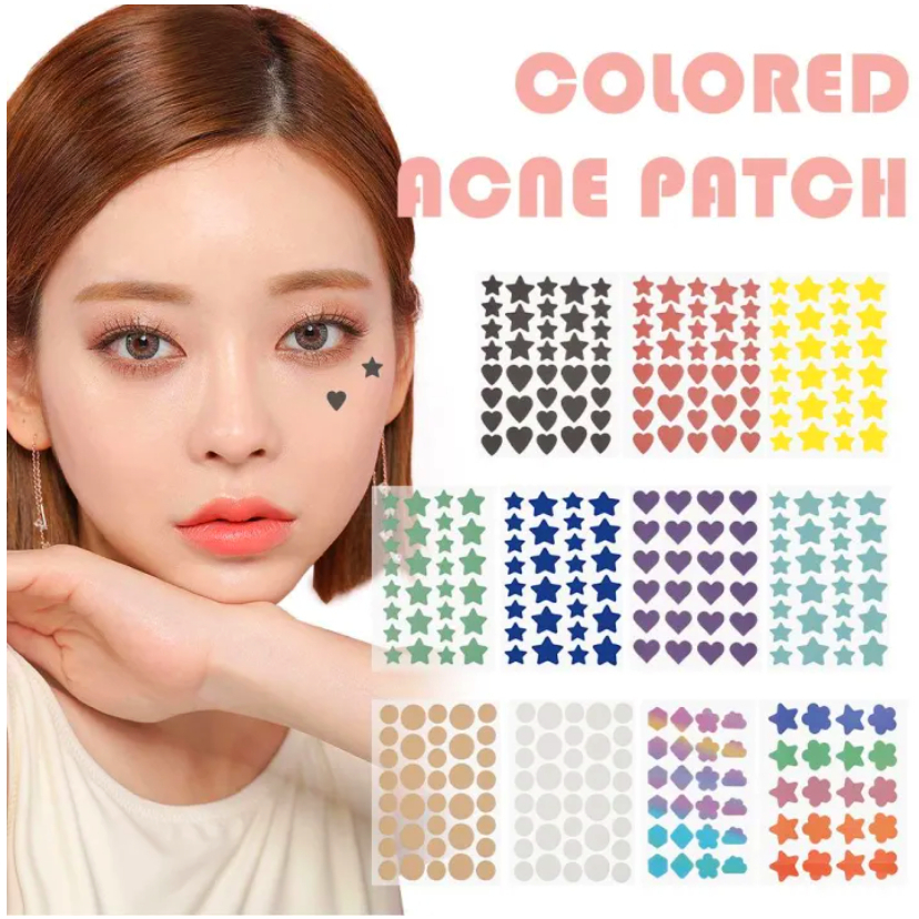 Jual Acne Pimple Patches Cute Flower Star Heart Shaped Beauty Acne ...