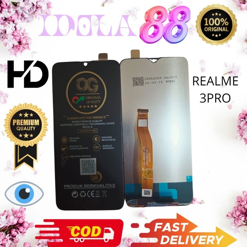 Jual LCD FULLSET REALME 3PRO / RMX1851 ORIGINAL TOUCHSCREEN LCD ...