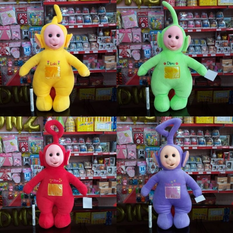 Jual Boneka Teletubies Teletubis Teletabis Satuan L Merah Kuning Hijau ...