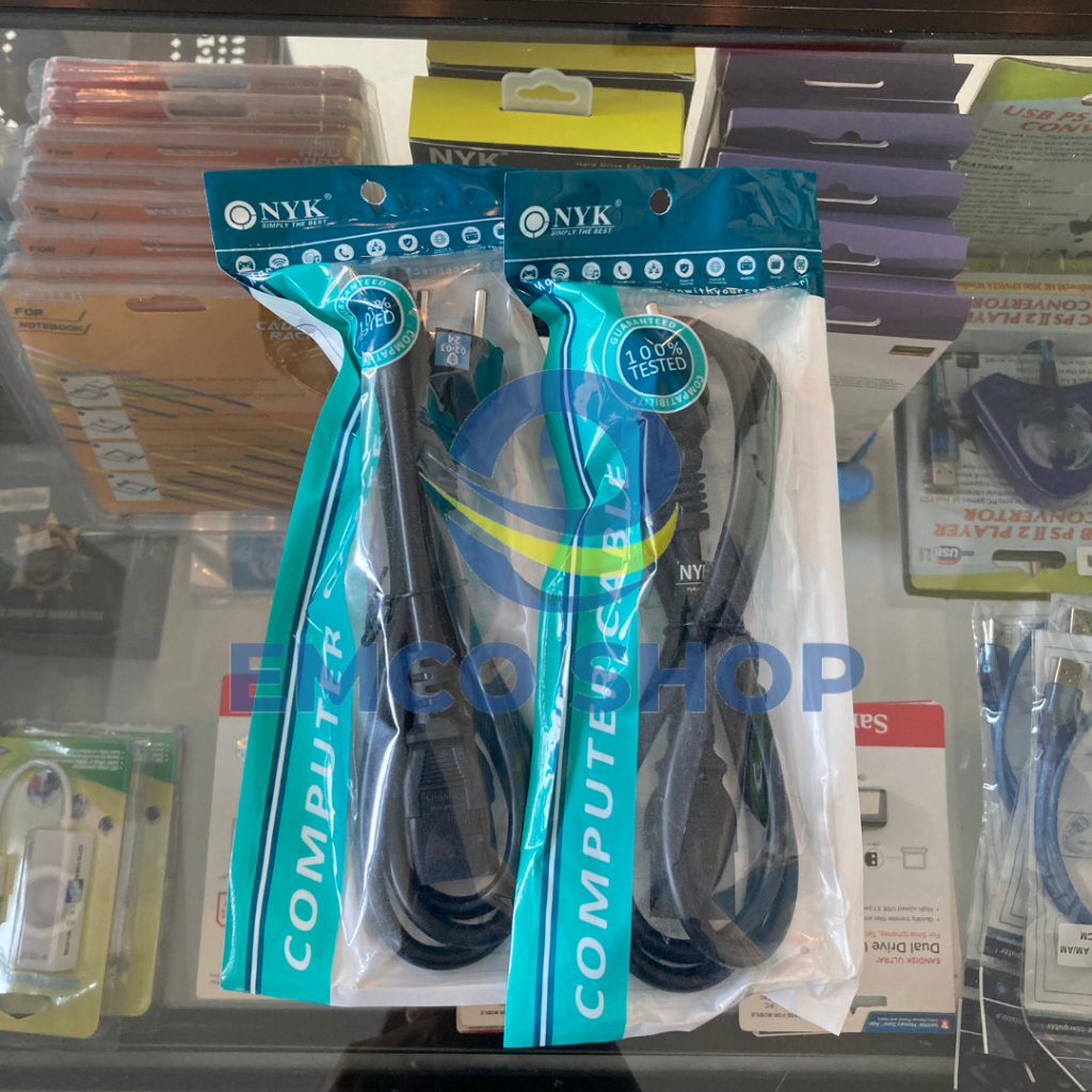 Jual Kabel Power NYK Cabel CPU/PC/Power Supply/Monitor/LCD Dll Original ...