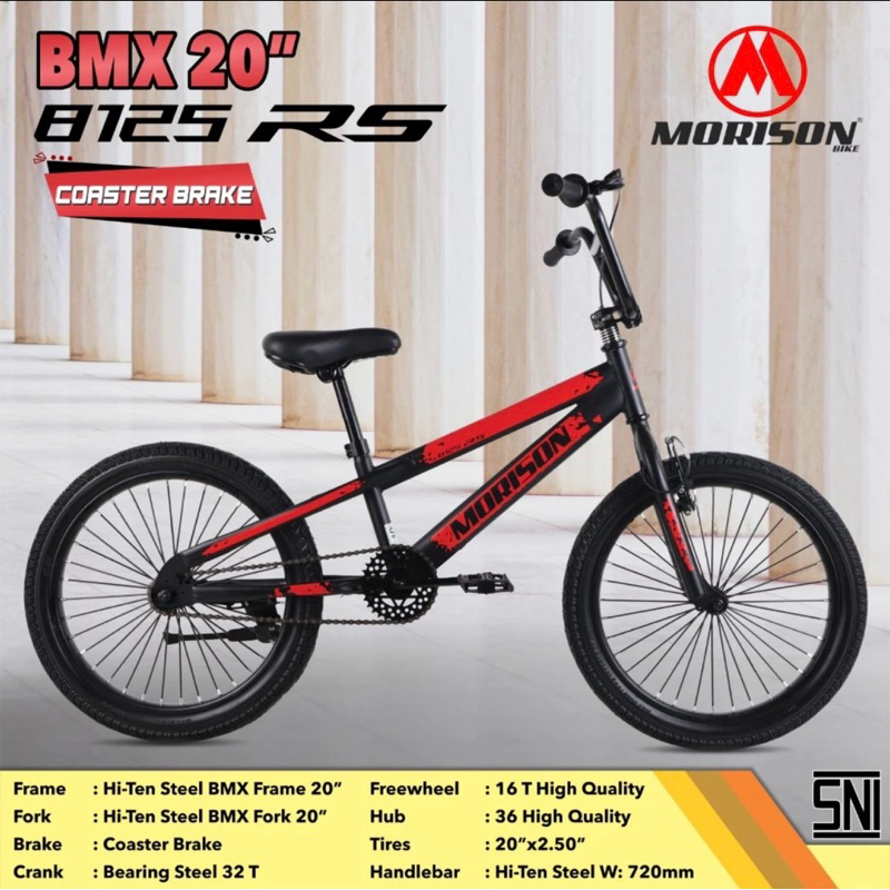 Jual Sepeda BMX 20” Morison 8125 RS Rem Torpedo By Pacific Murah promo ...