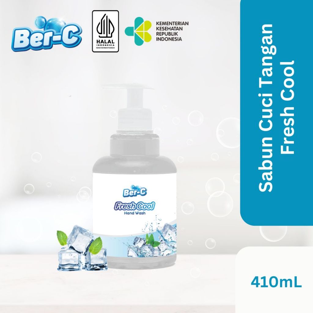 Jual Ber-C Handwash Fresh Cool 410 ML BTL | Shopee Indonesia