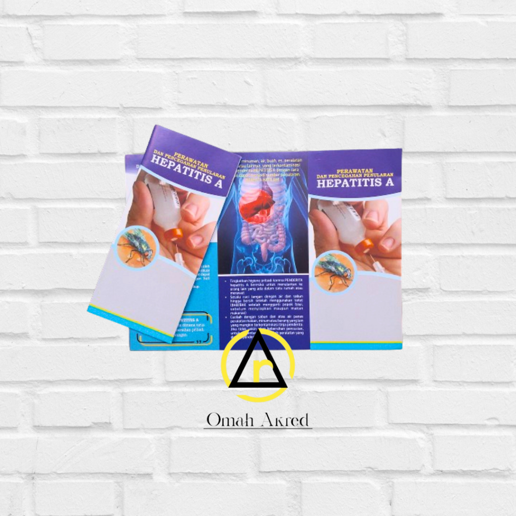 Jual Leaflet Hepatitis - Leaflet Penyakit Menular - Brosur Edukasi Hepatitis | Shopee Indonesia