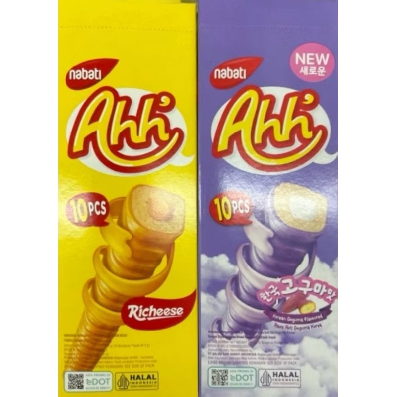 Jual Richeese Nabati Ahh 1 Box isi 10 pcs | Shopee Indonesia