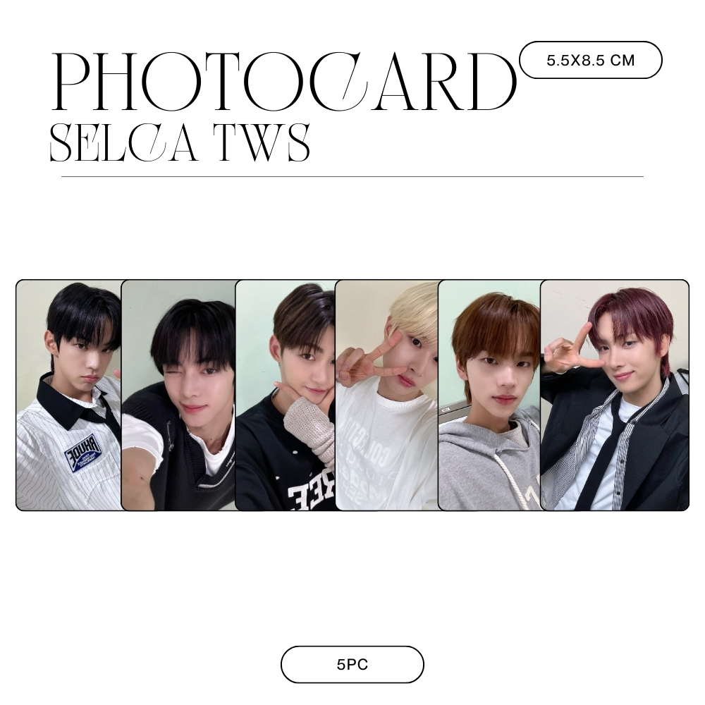 Jual PHOTOCARD TWS SELCA SUMMER BEAT (ISI 5 PCS + LAMINASI 2 SISI ...