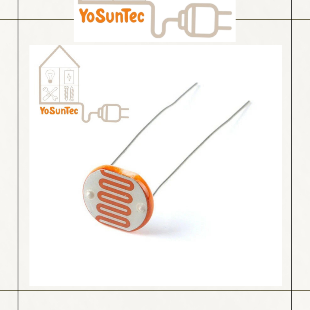 Jual Sensor Cahaya LDR Light Dependent Resistor Photoresistor Arduino ...