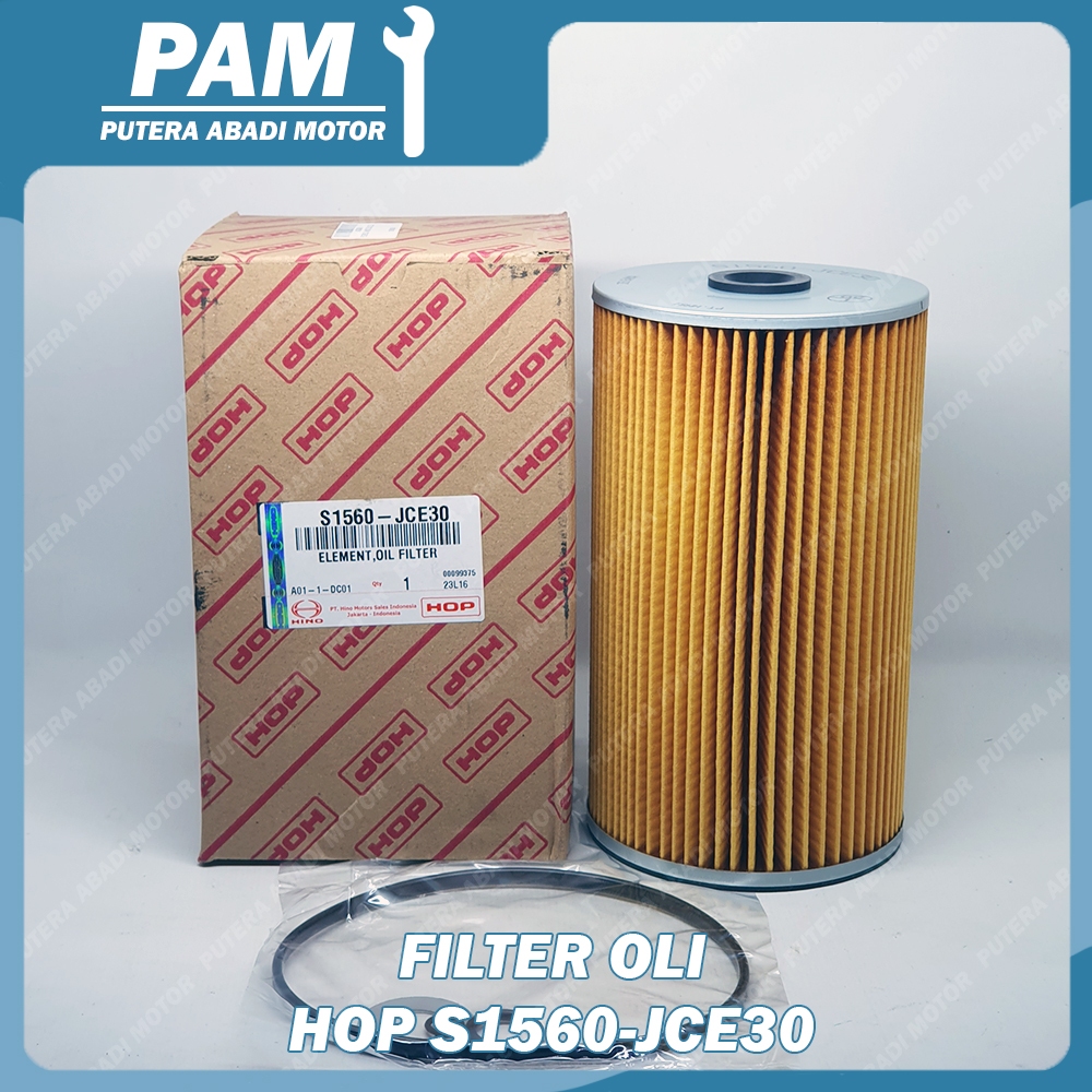 Jual Filter Oli Hino 320 HOP S1560-JCE30 Oil Filter EK100 / FH270,272 ...