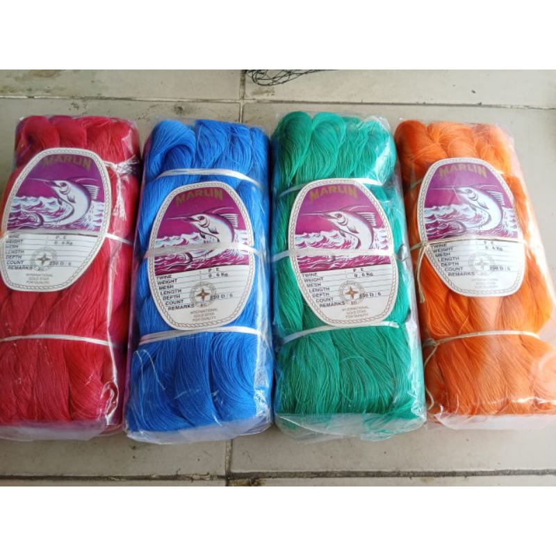 Jual BENANG PENGIKAT JARING/BENANG SERAMPAT PER PACK D6 CAP MARLIN ...