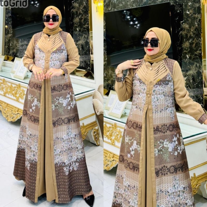 Jual fahera/salma dress by DF colection | Shopee Indonesia