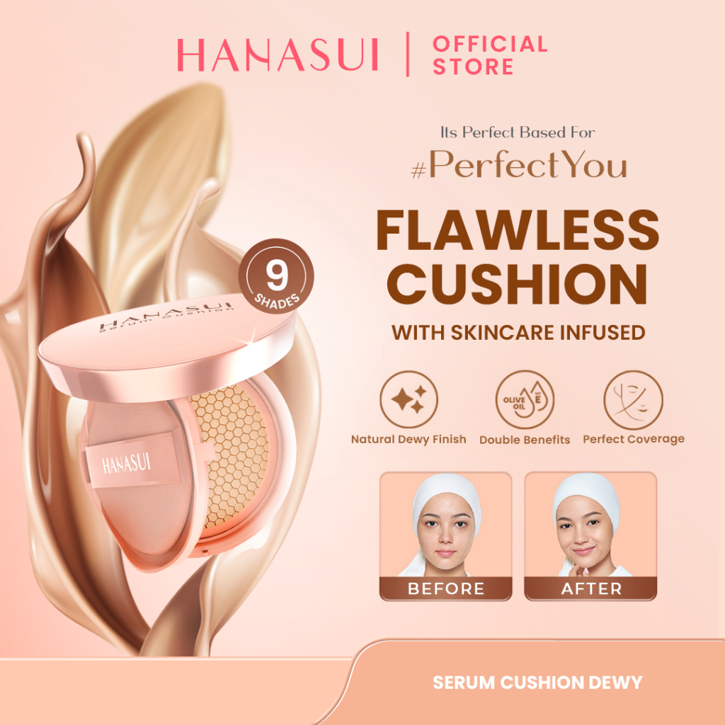 Jual Hanasui Serum Cushion ( Ready 10 shade ) | Shopee Indonesia