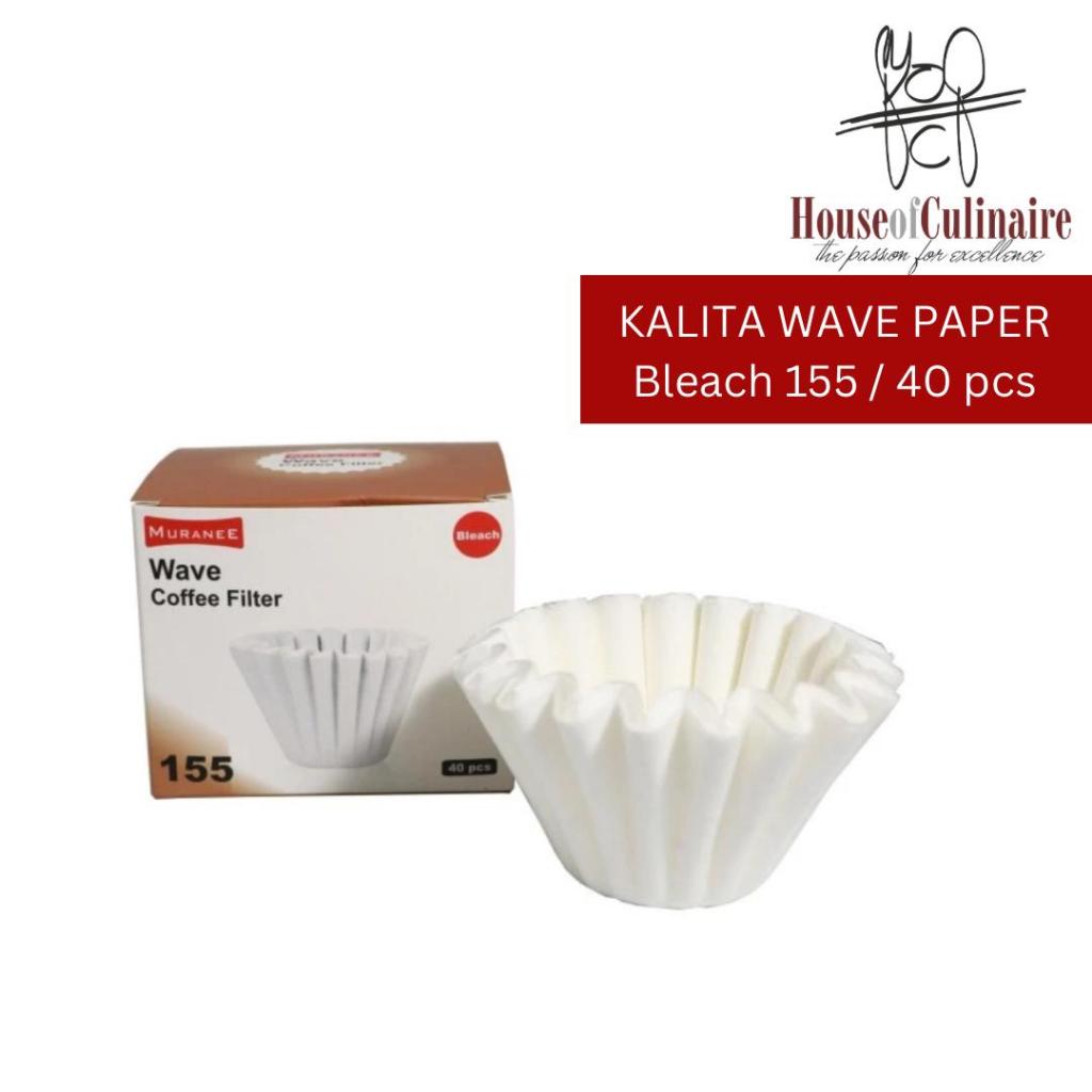 Jual Kalita Wave Paper Filter Size 155 ( 40 pcs ) Flat Bottom Bleach ...