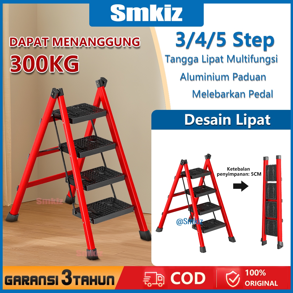 Jual Tangga Lipat Multifungsi Tangga 4 Step/Tangga 5 Step Lipat Tangga ...