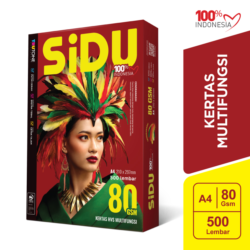 Jual SiDU Kertas Fotocopy 80 GSM A4 - SDU PC 80 A4G | Shopee Indonesia
