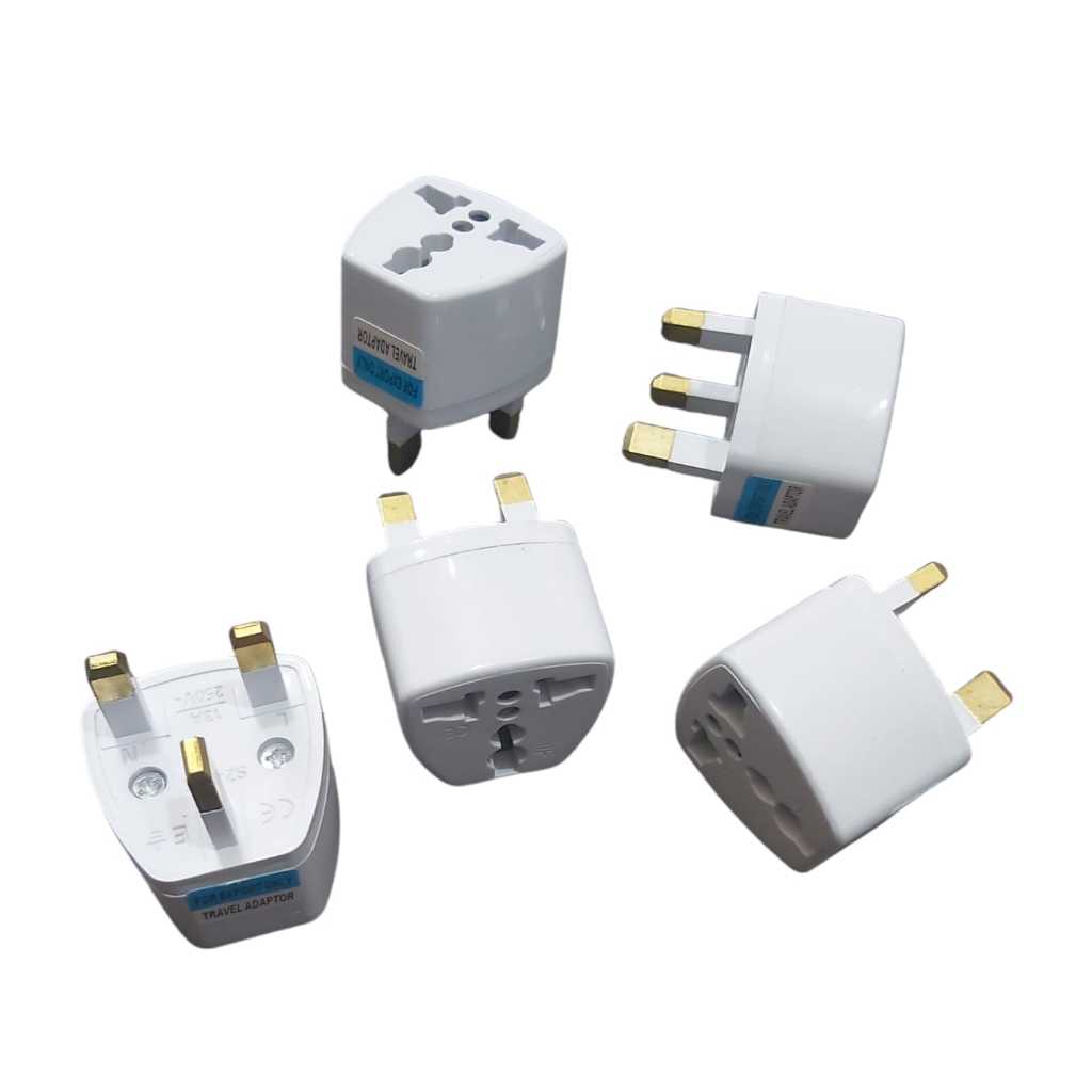 Jual Colokan 3 Kaki Power Plug Adapter Converter ARAB SAUDI, SINGAPORE ...