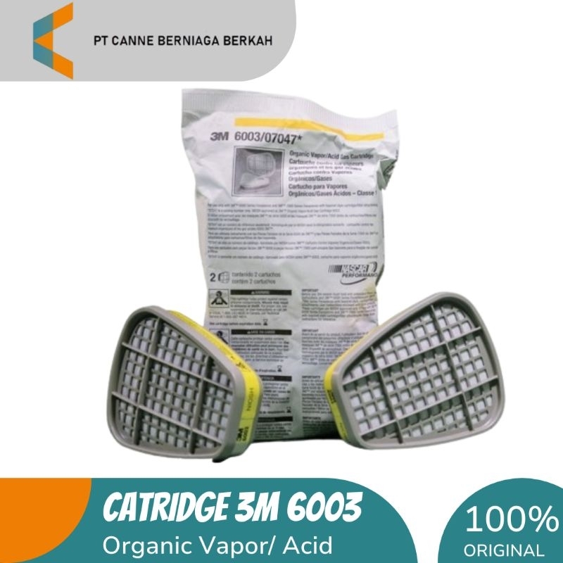 Jual 3M Filter Organic Vapor/Acid Gas Cartridge 6003 | Shopee Indonesia