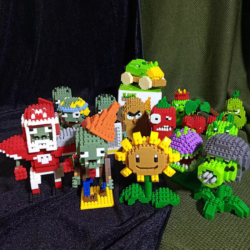 Jual LOZTOYS Mini Nano Blocks Mainan DIY Plant VS Zombie Toy Edukasi ...
