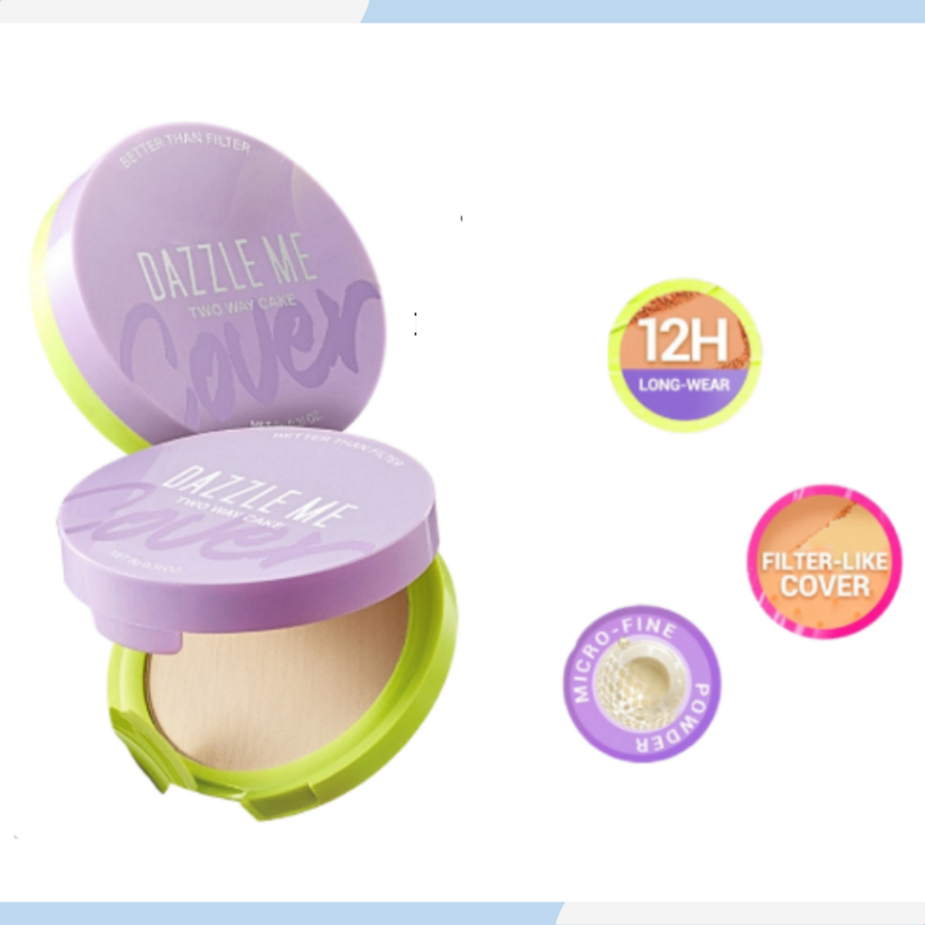 Jual Dazzle Me Better Than Filter Double Kill Two Way Cake Powder 9g ...