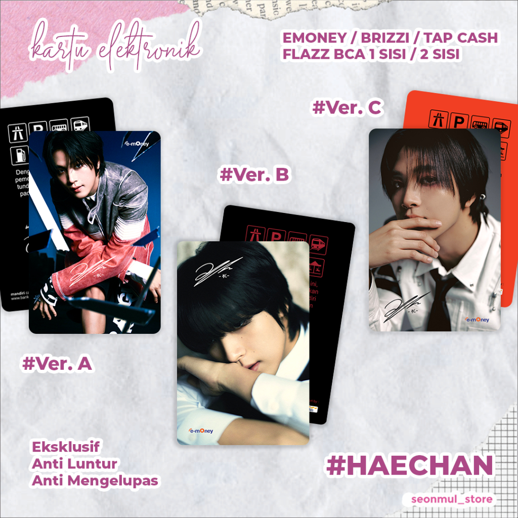 Jual READY STOCK EMONEY HAECHAN NCT DREAM SMOOTHIE BRIZZI FLAZZ TAPCASH ...