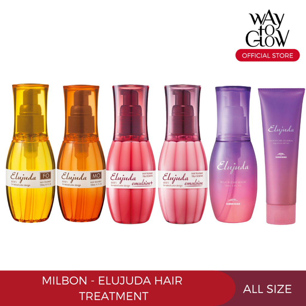 Jual Milbon Elujuda Hair Treatment / Fluent Oil / Mellow Oil / Emulsion ...