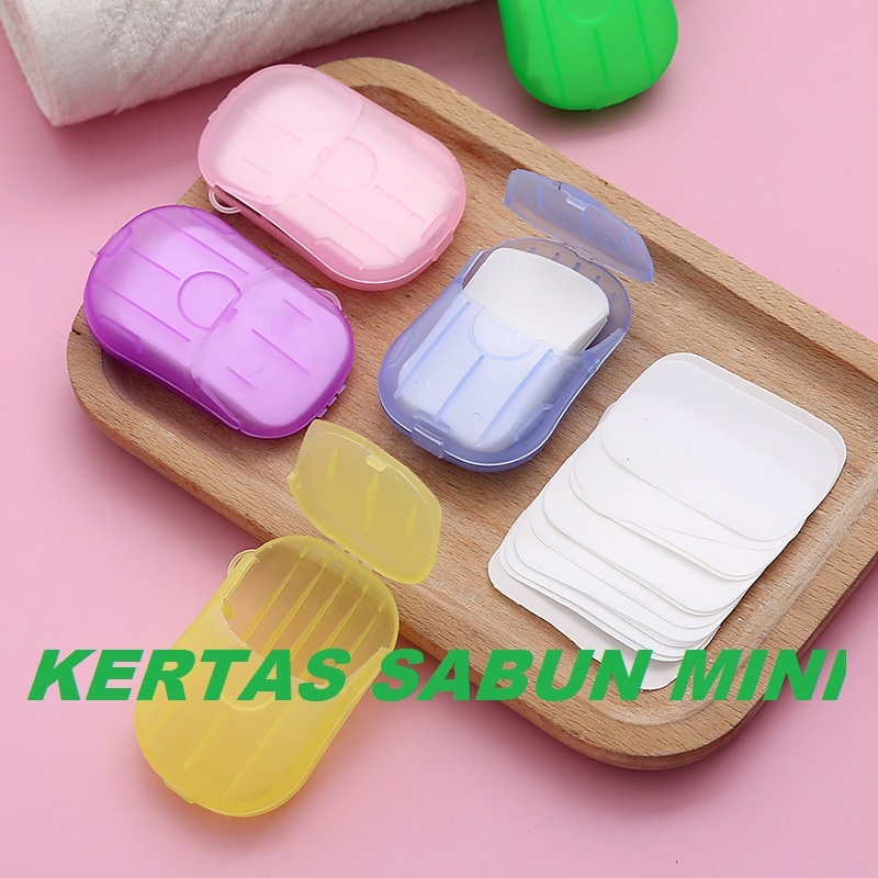 Jual Tisu magic kertas sabun organik kertas sabun mini sekali pakai ...