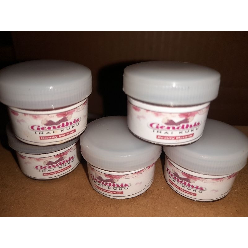 Jual gendhis Inai kuku kemasan pot 5ml | Shopee Indonesia