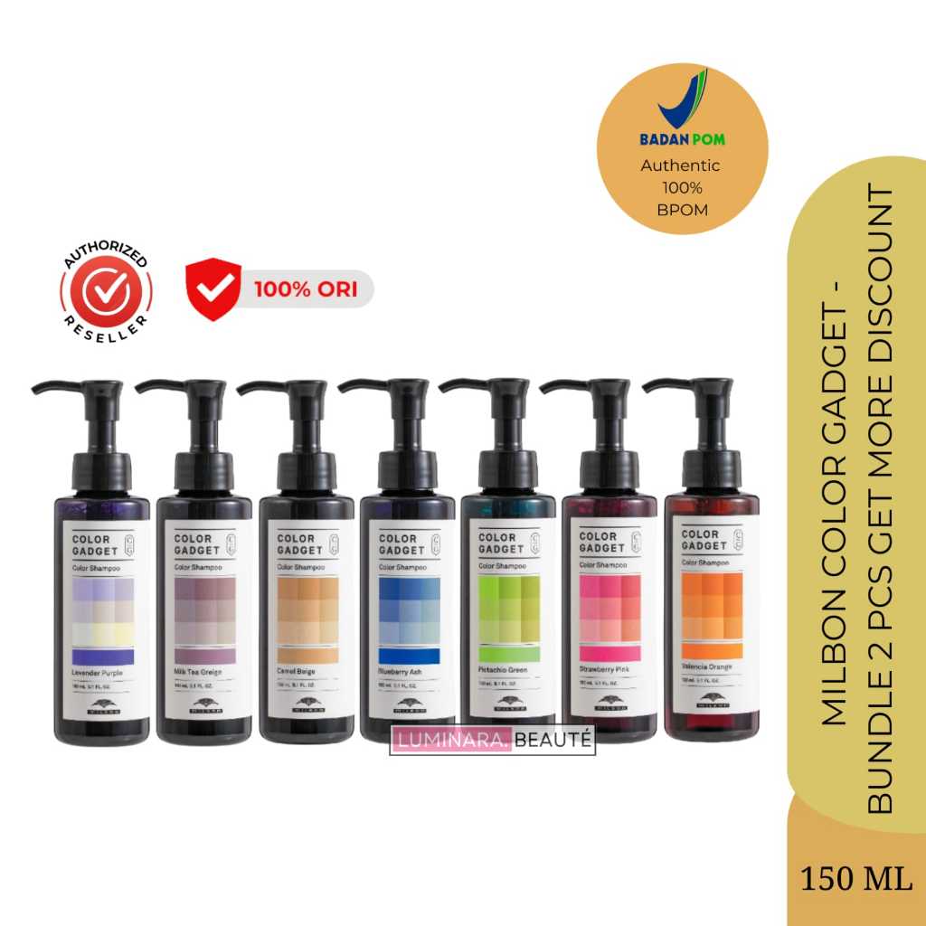 Jual MILBON Color Gadget Shampoo All Variant 150 ml | Shopee Indonesia