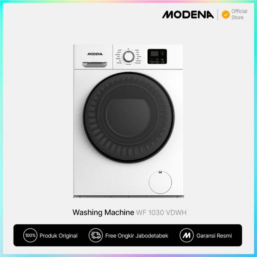 Jual MODENA Washing Machine - WF 1030 VDWH / WF 1030 VDGY | Shopee ...