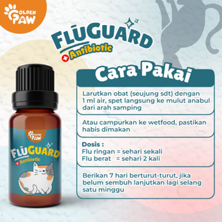 Jual Golden Paw - FLU-GUARD 5gr Obat Kucing Flu Berat Susah Sembuh dan ...