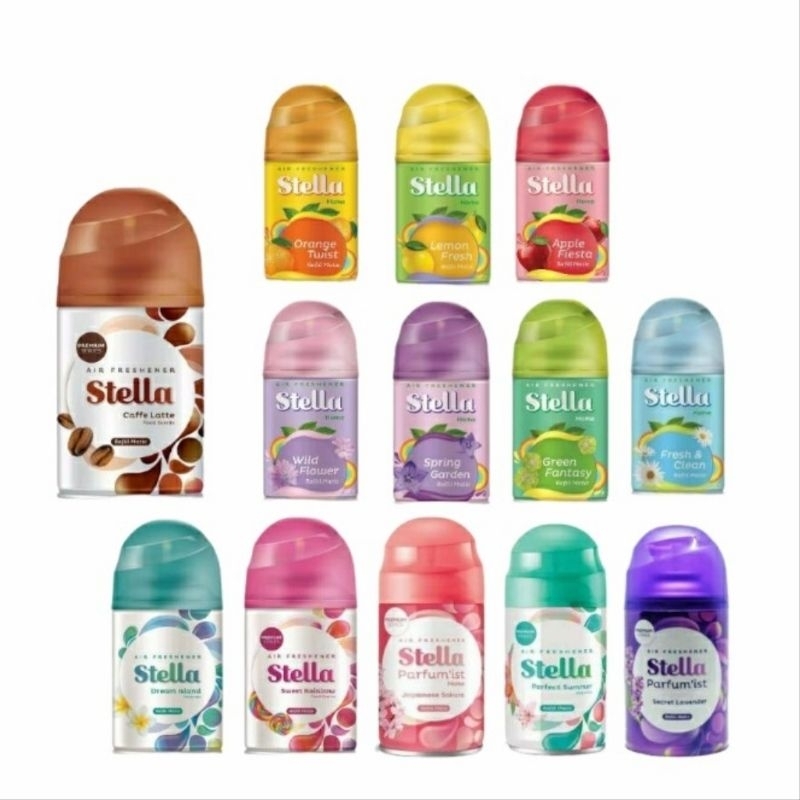 Jual STELLA REFILL MATIC 225 ML AIR FRESHENER PENGHARUM RUANGAN MATIC ...