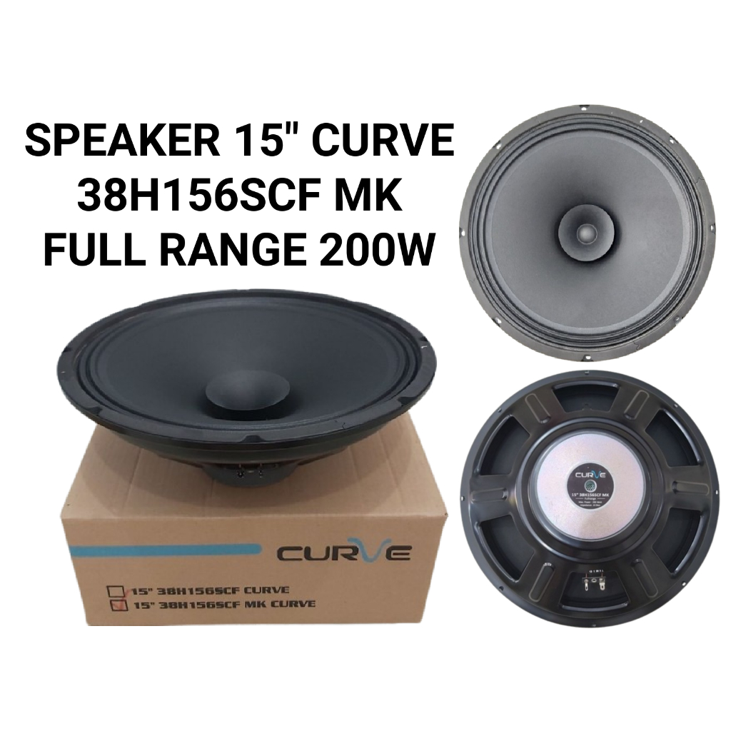 Jual Speaker Curve 15" 38H156SCF MK Fullrange 200W / Speaker 15" Curve ...