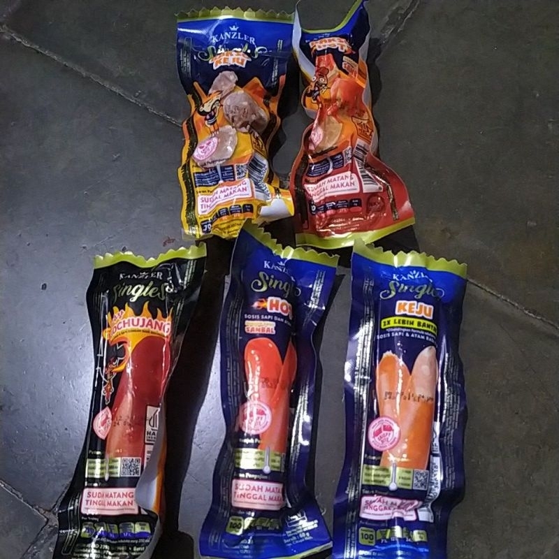 Jual Sosis Bakso Kanzler Singles All Varian | Shopee Indonesia