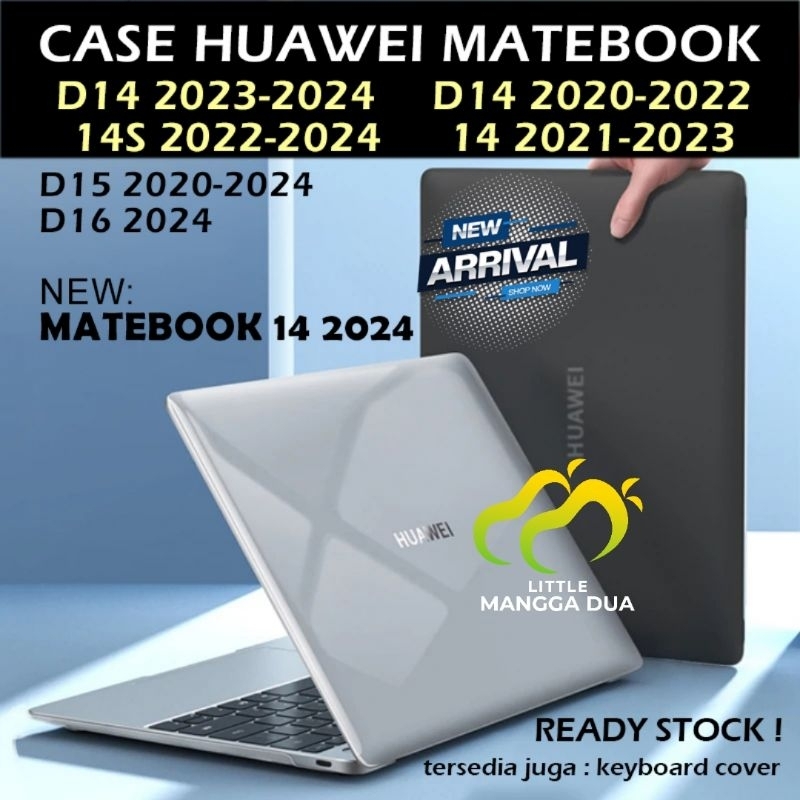 Jual Case Huawei Matebook 14 D14 D15 D16 14s Slim Case Crystal Cover ...