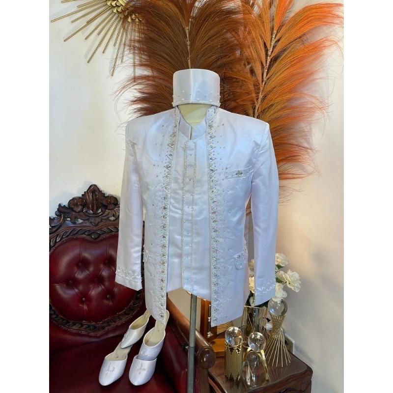 Jual Beskap pengantin pria bridal / baju beskap pengantin payet ...