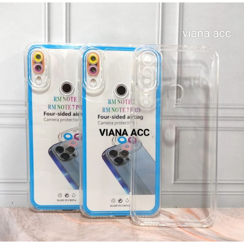Jual SOFTCASE BENING TRANSPARAN REDMI NOTE 7/NOTE 7 PRO PELINDUNG CAMERA | Shopee Indonesia