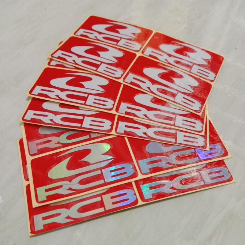 Jual LOGO RCB RACING BOY ISI 4 | Shopee Indonesia