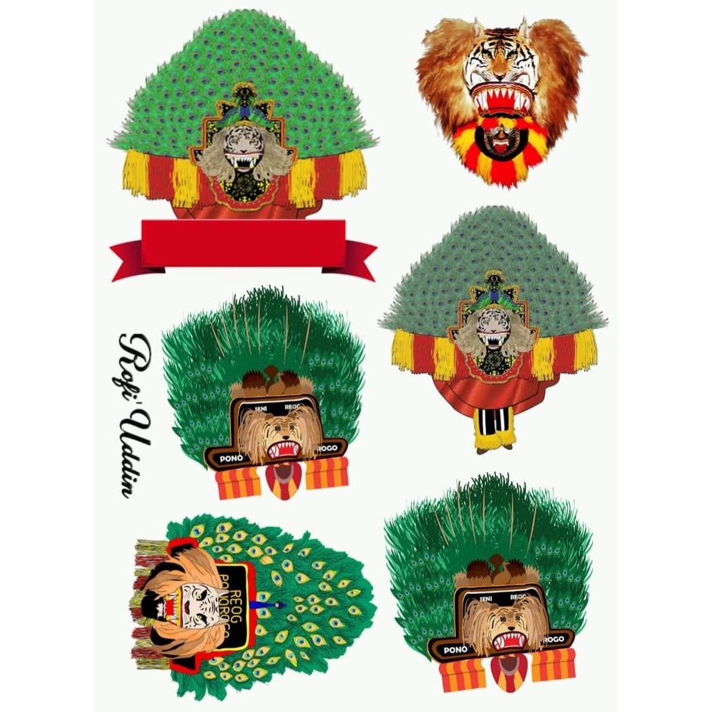 Jual Topper JARANAN // Topper REOG // Topper Barongan // Dekorasi cake ...
