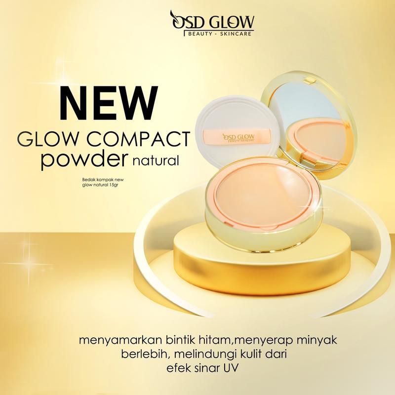 Jual BEDAK GLOW COMPACT POWDER OSD GLOW OLLA SKIN DAILY | Shopee Indonesia