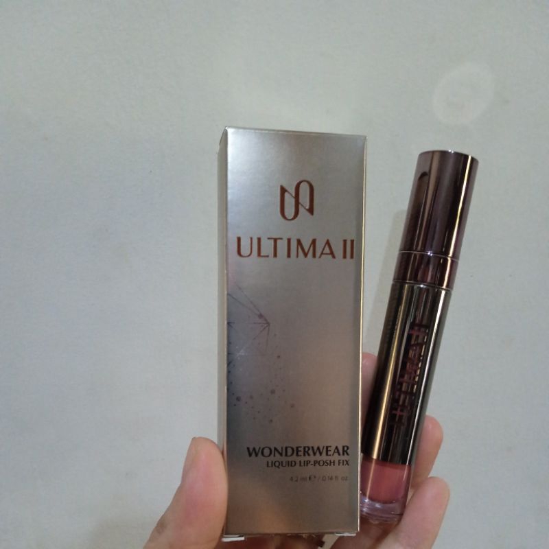 Jual Ultima II wonderwear liquid lip posh fix 4,2 ml warna feminine ...