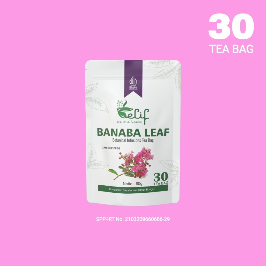 Jual Banaba Leaf Tea For Diabetes : Isi 30 Tea Bag (30 Hari) | Shopee ...