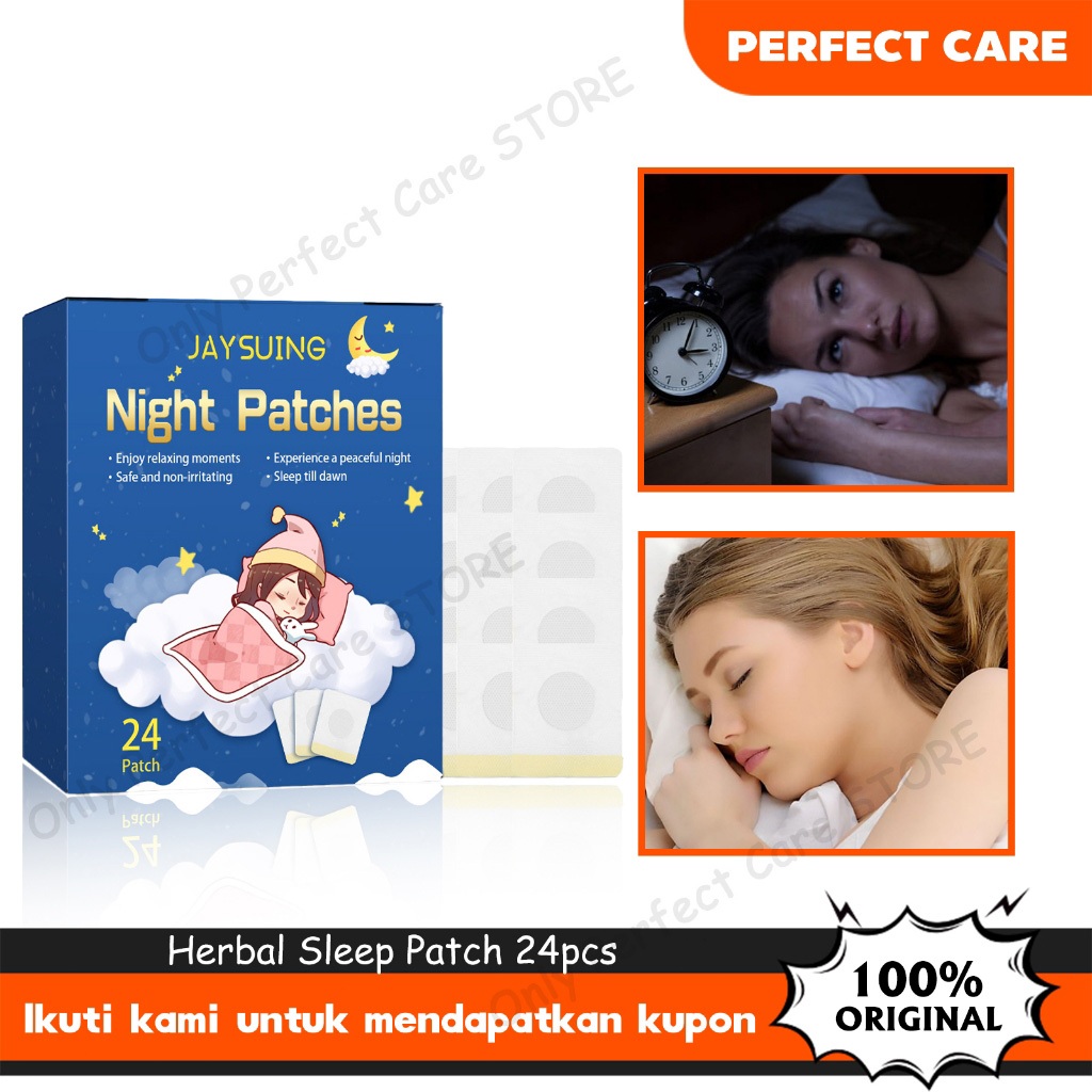 Jual Jaysuing Herbal Sleep Patch 24pcs Koyo Tidur Bantu Anti Insomnia ...